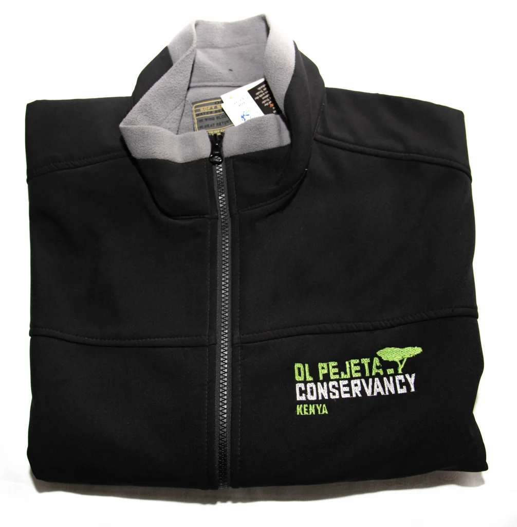 Soft shell jacket (Black) - Ol Pejeta Conservancy